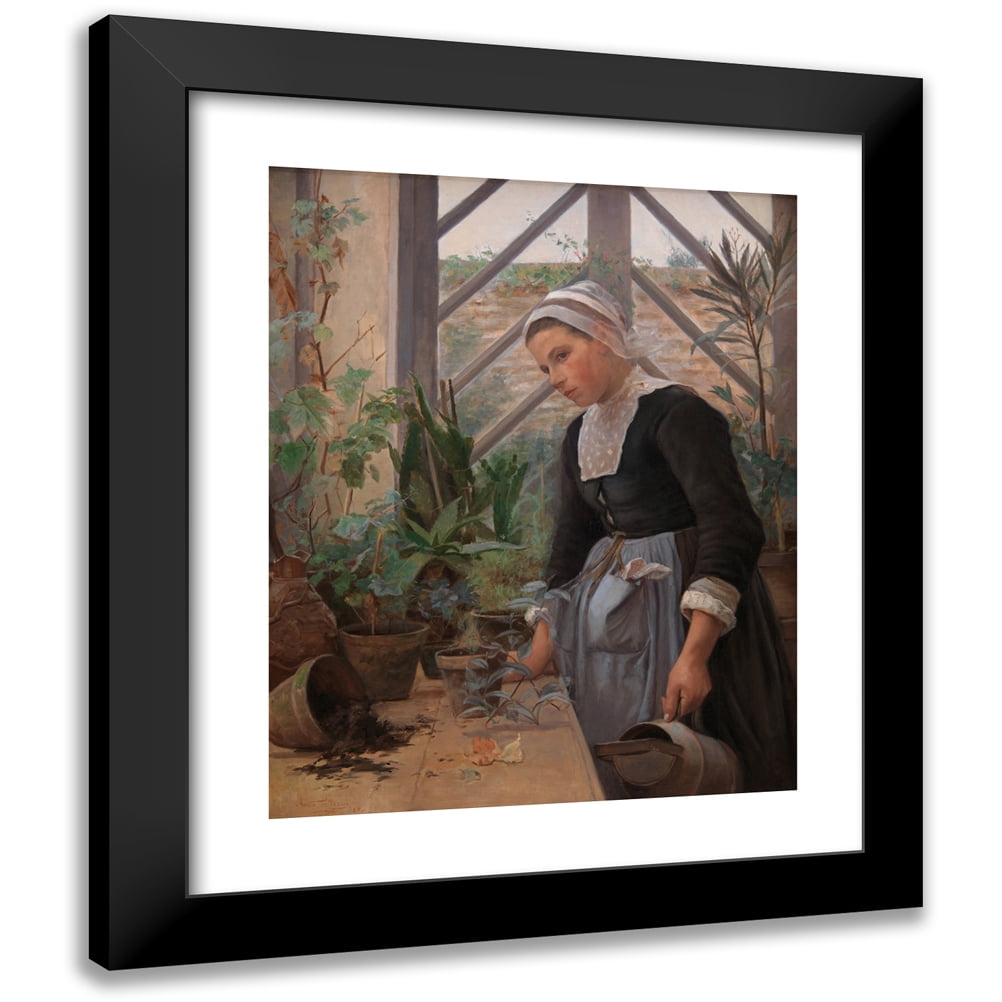 Anna Petersen 15x18 Black Modern Framed Museum Art Print Titled ...