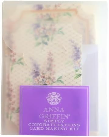 Anna Simply Congratulations Card Making Kit - Complete Crafting Set for 12 Distinctive Greeting ...