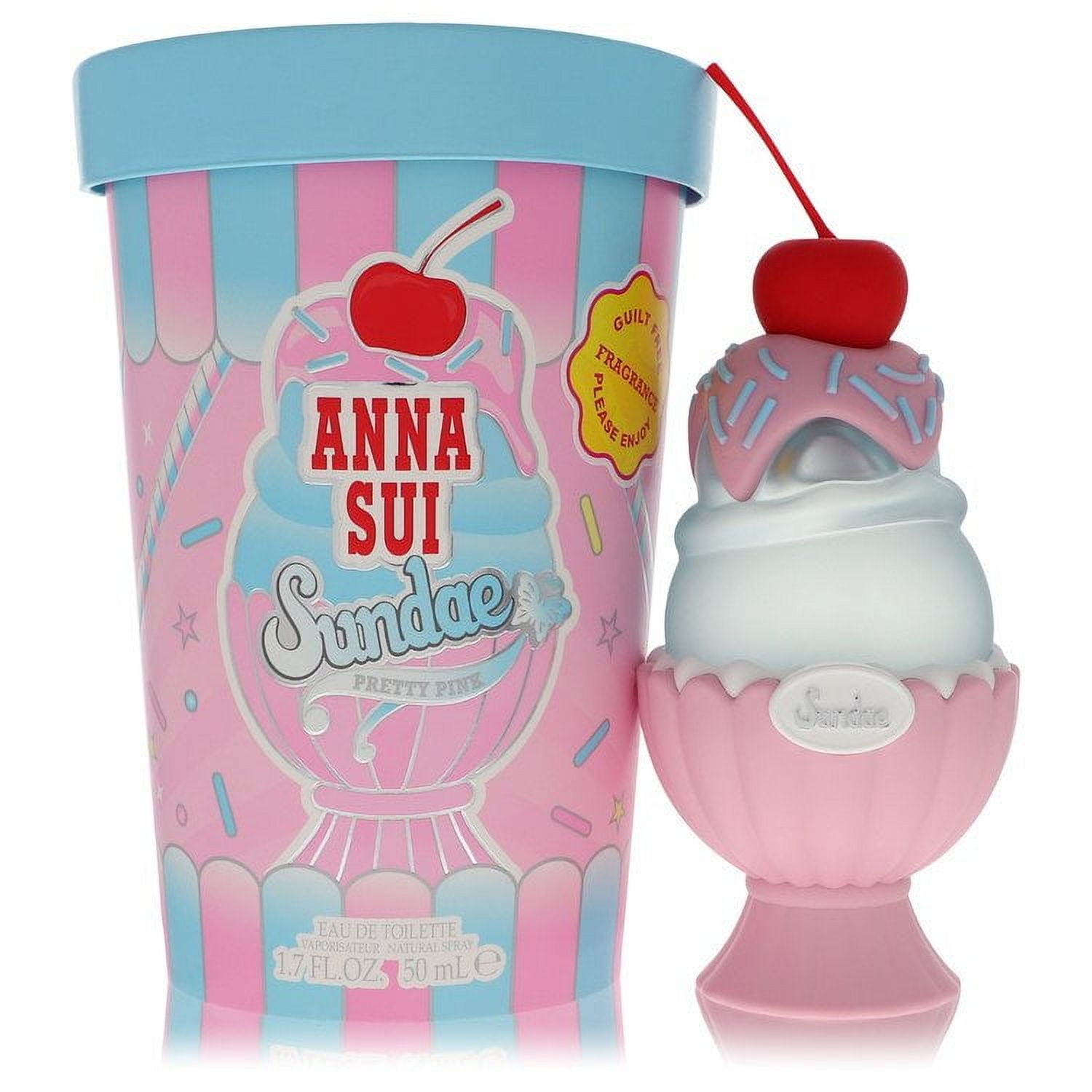 Anna Sui Sundae Pretty Pink by Anna Sui Eau De Toilette Spray 1.7 oz ...