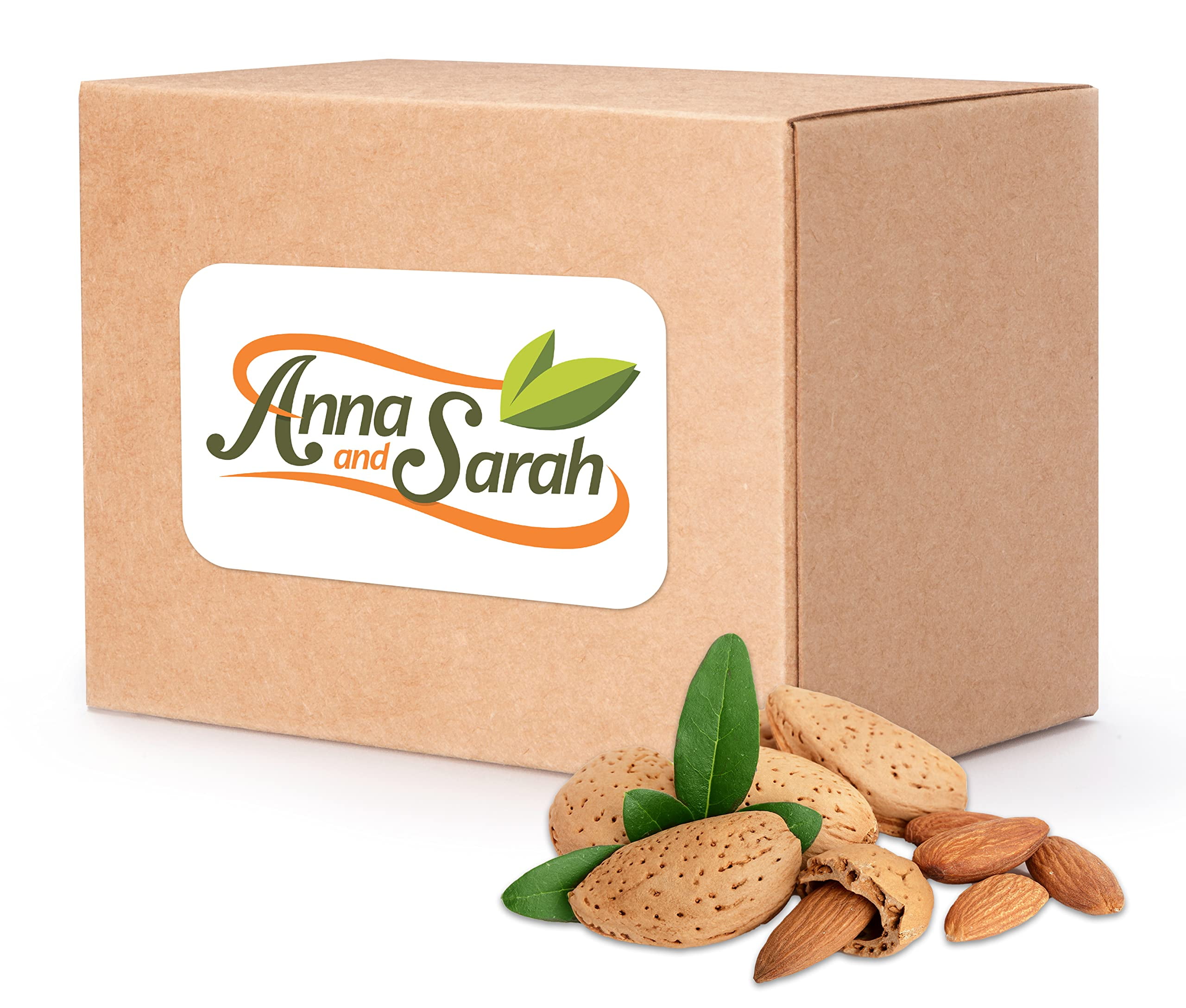 Anna and Sarah Almonds In Shell, Raw, Natural, Whole, Jumbo California ...