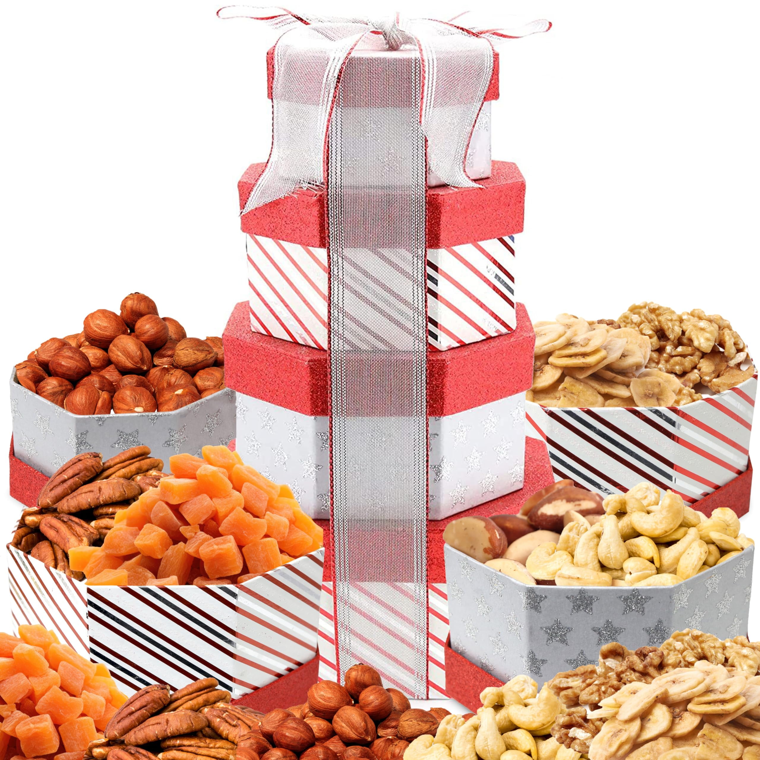 Anna and Sarah Tower BDF32 Box Gift Dried Fruit & Nuts Gift Box Papaya ...