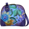 Anna by Anuschka Women's Hand Painted Genuine Leather Small Multi ...