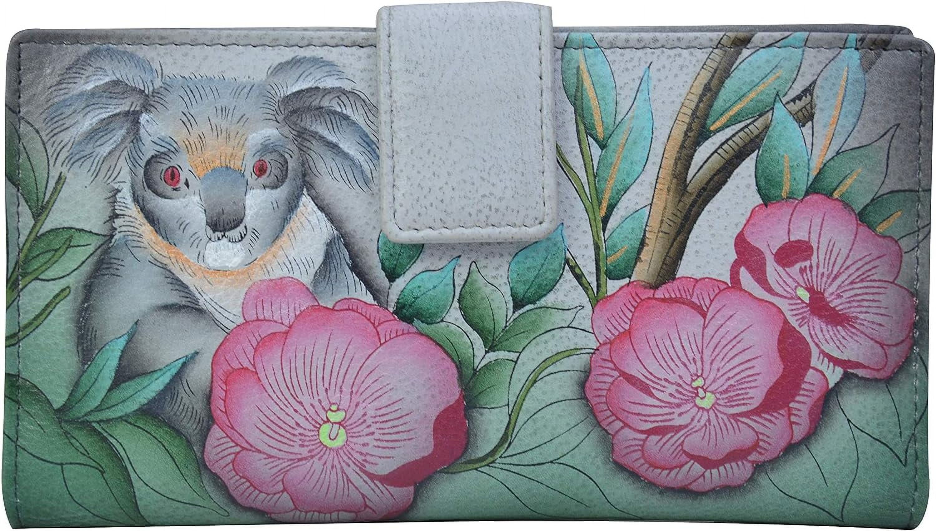 Anna by Anuschka Women’s Hand-Painted Genuine Leather Two Fold Wallet ...