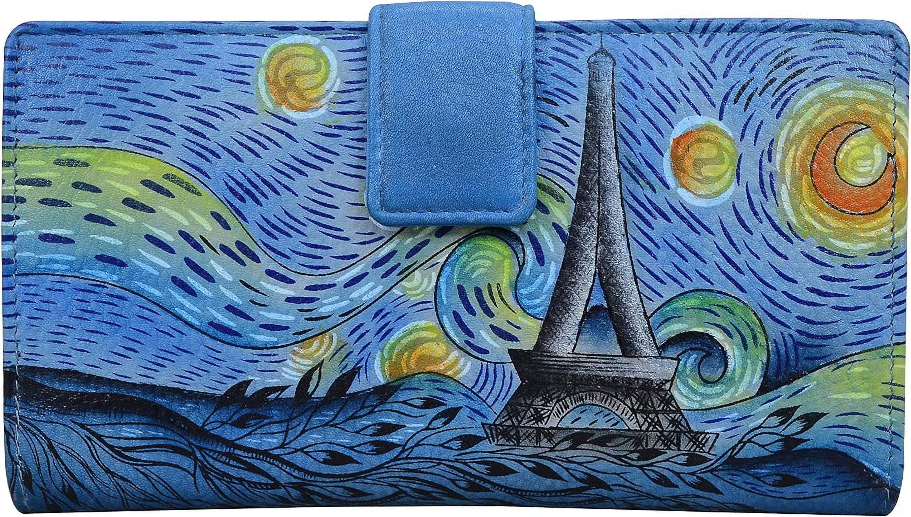 Anna by Anuschka Women’s Hand-Painted Genuine Leather Two Fold Wallet ...