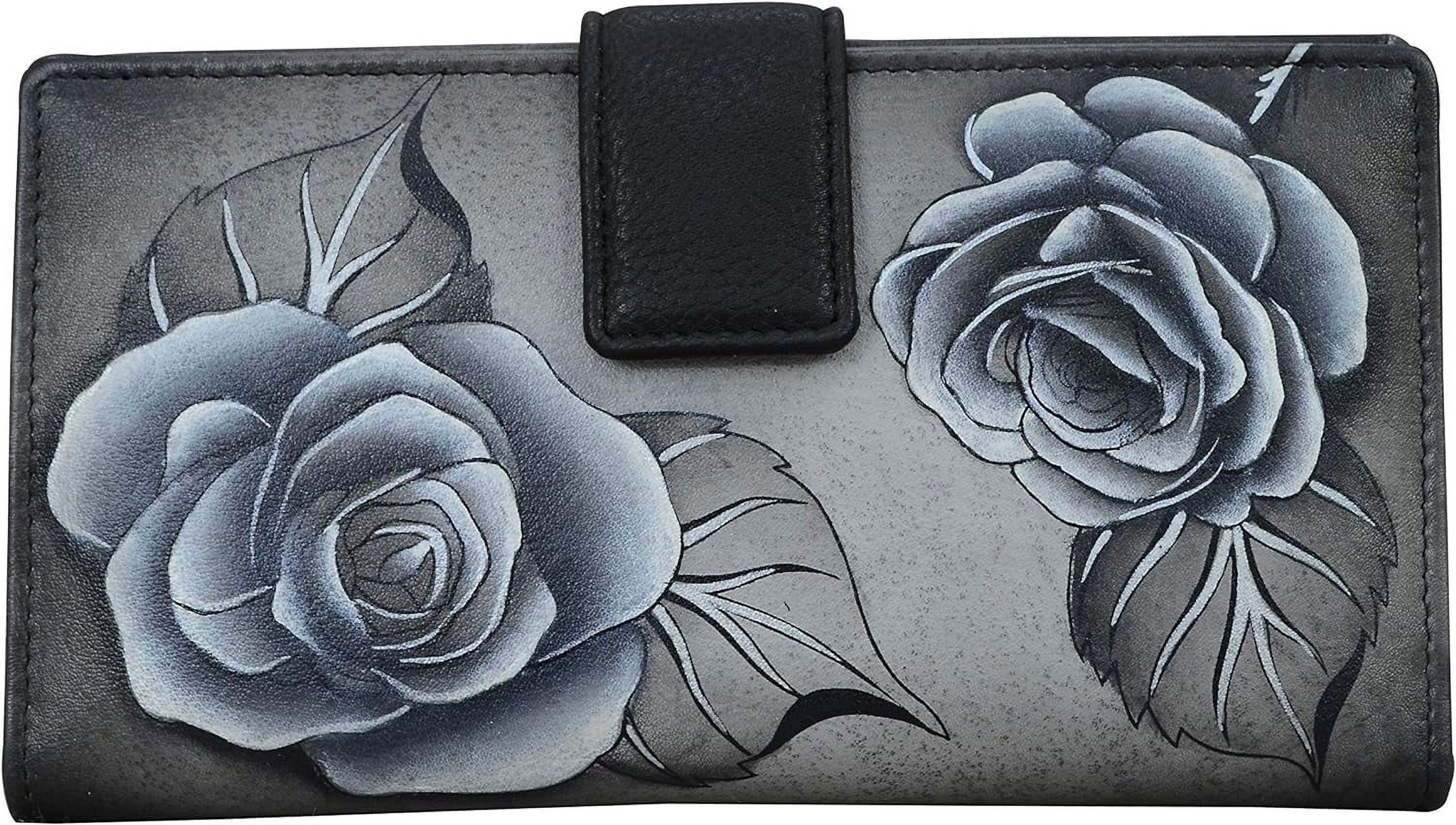 Anna by Anuschka Women’s Hand-Painted Genuine Leather Two Fold Wallet ...