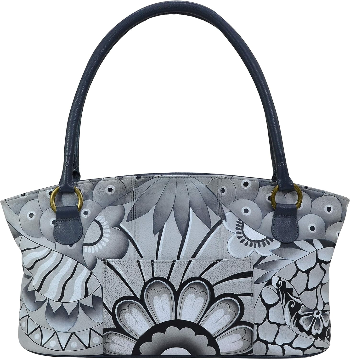 Anna by Anuschka womens Bag, Tote Bag Genuine Leather, Patchwork Pewter ...