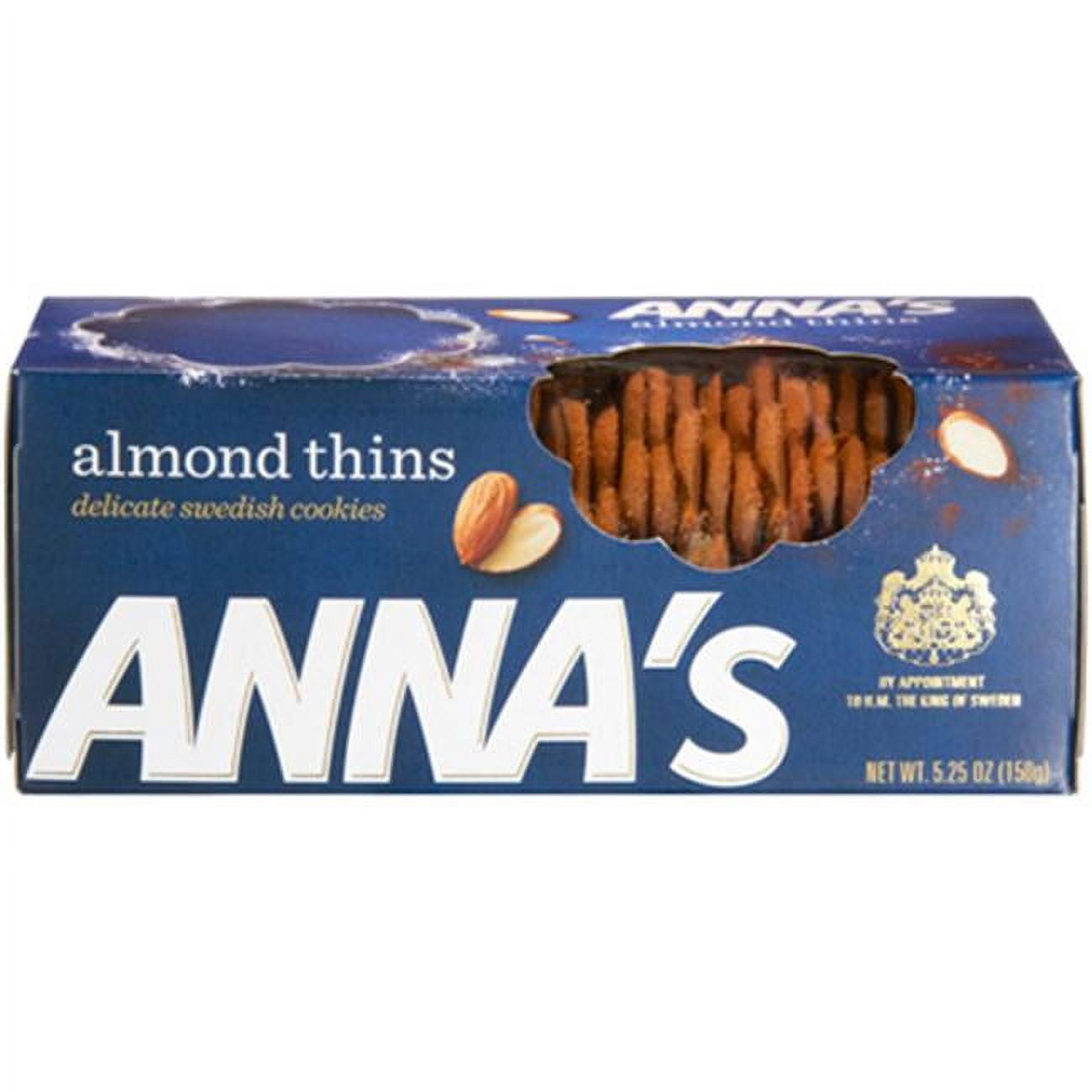 Anna's Almond Swedish Thins, 5.25 Oz. - Walmart.com