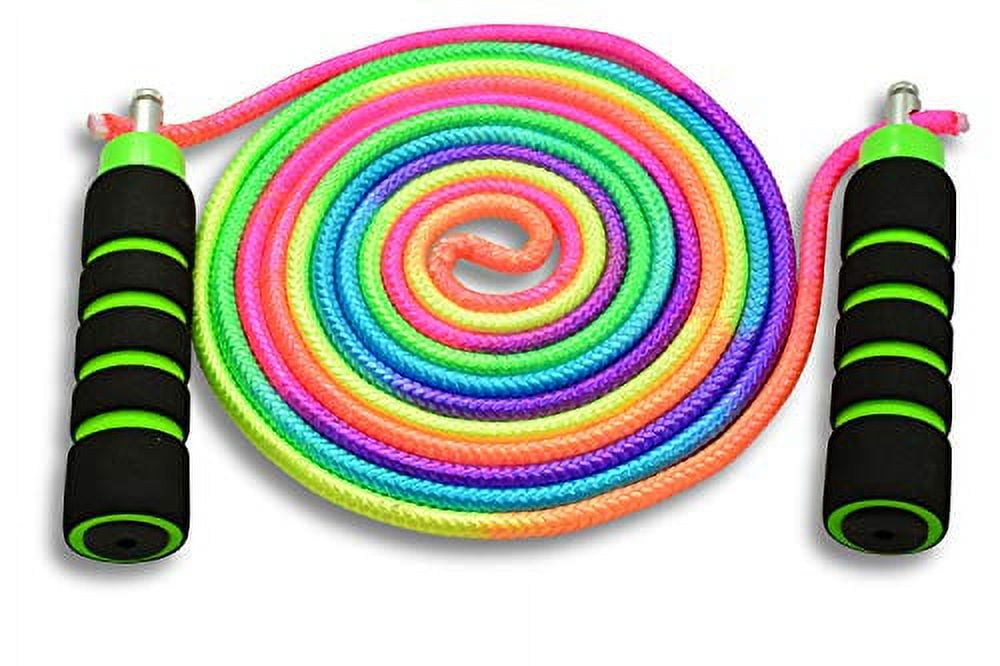 Anna's Rainbow Double Dutch Jump Rope - 14ft Long Skipping Rope for ...