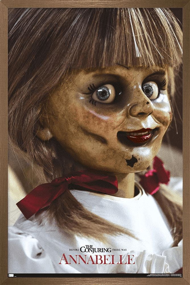 Annabelle - Close Up Wall Poster, 22.375" x 34", Framed - Walmart.com