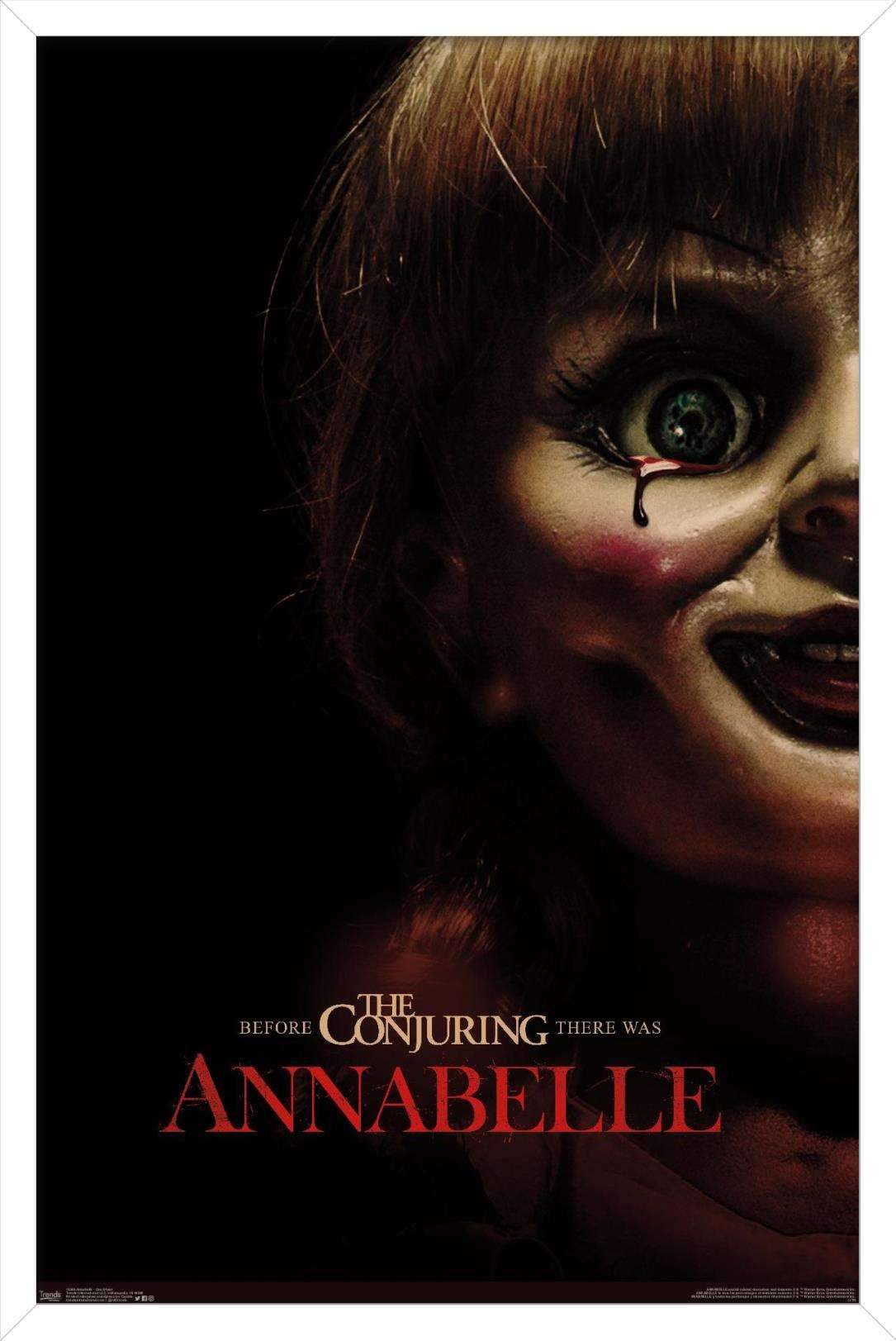 Annabelle - One Sheet Wall Poster, 14.725" x 22.375", Framed - Walmart.com