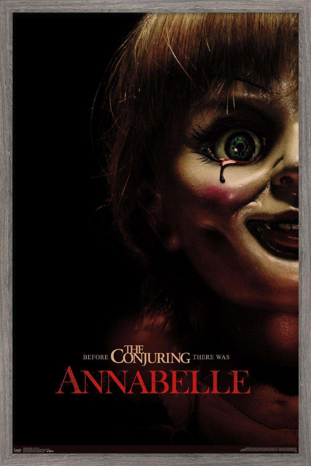 Annabelle - One Sheet Wall Poster, 22.375" x 34", Framed - Walmart.com