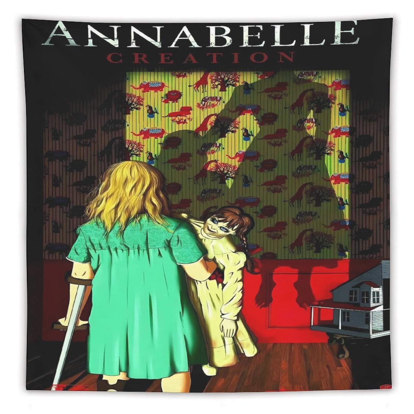 Annabelle Tapestry Wall Hanging, Elegant Wall Hanging Tapestries Wall ...