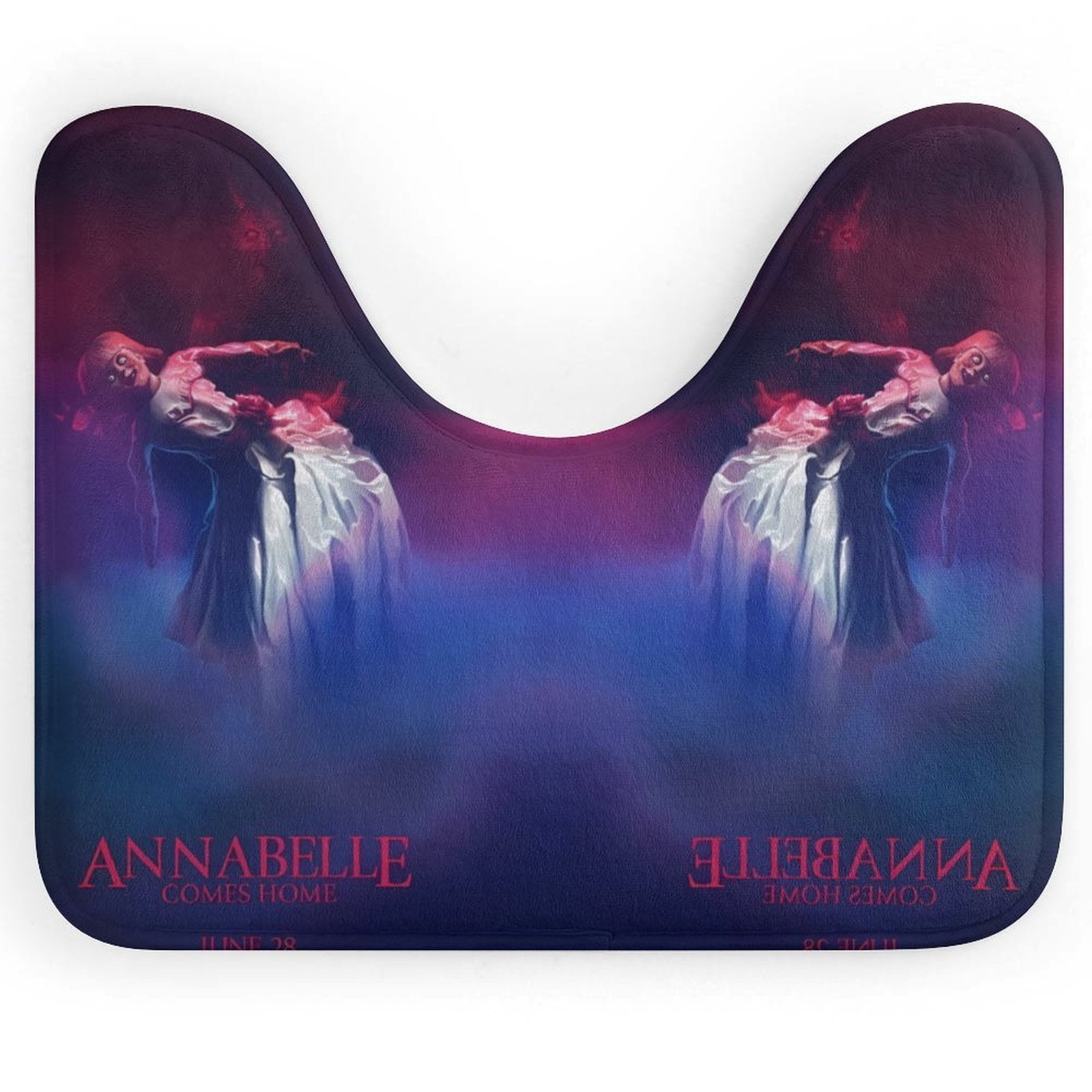 Annabelle U-Shape Rug, Ultra Soft Washable Toilet Mat, Non Slip ...