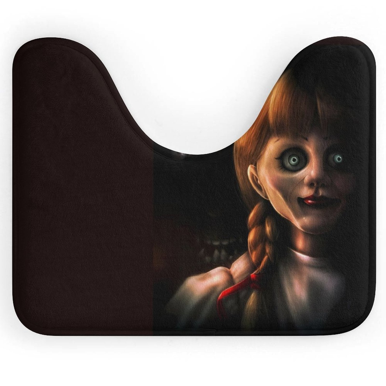 Annabelle U-Shape Rug, Ultra Soft Washable Toilet Mat, Non Slip ...