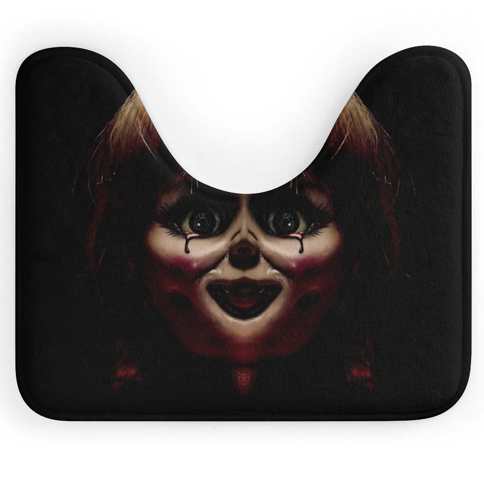 Annabelle U-Shape Rug, Ultra Soft Washable Toilet Mat, Non Slip ...