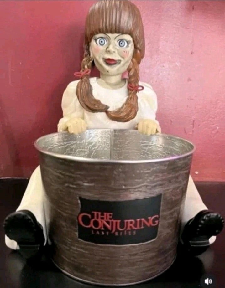 Annabelle popcorn bucket The Conjuring Last Rites 2025 limited ed ships ...
