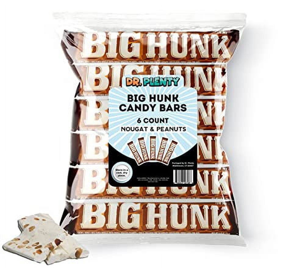 Annabelle's Big Hunk Chewy Nougat Peanut Candy Bars, 1.8oz, 6 Pack by ...