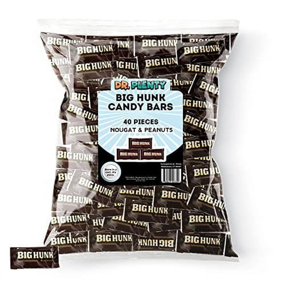 Annabelle's Big Hunk Mini Candy Bars, Individually Wrapped, Bite Size ...