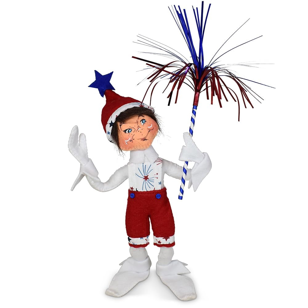 Annalee Fireworks Elf- Red 9 inch Collectible Figurine - Walmart.com