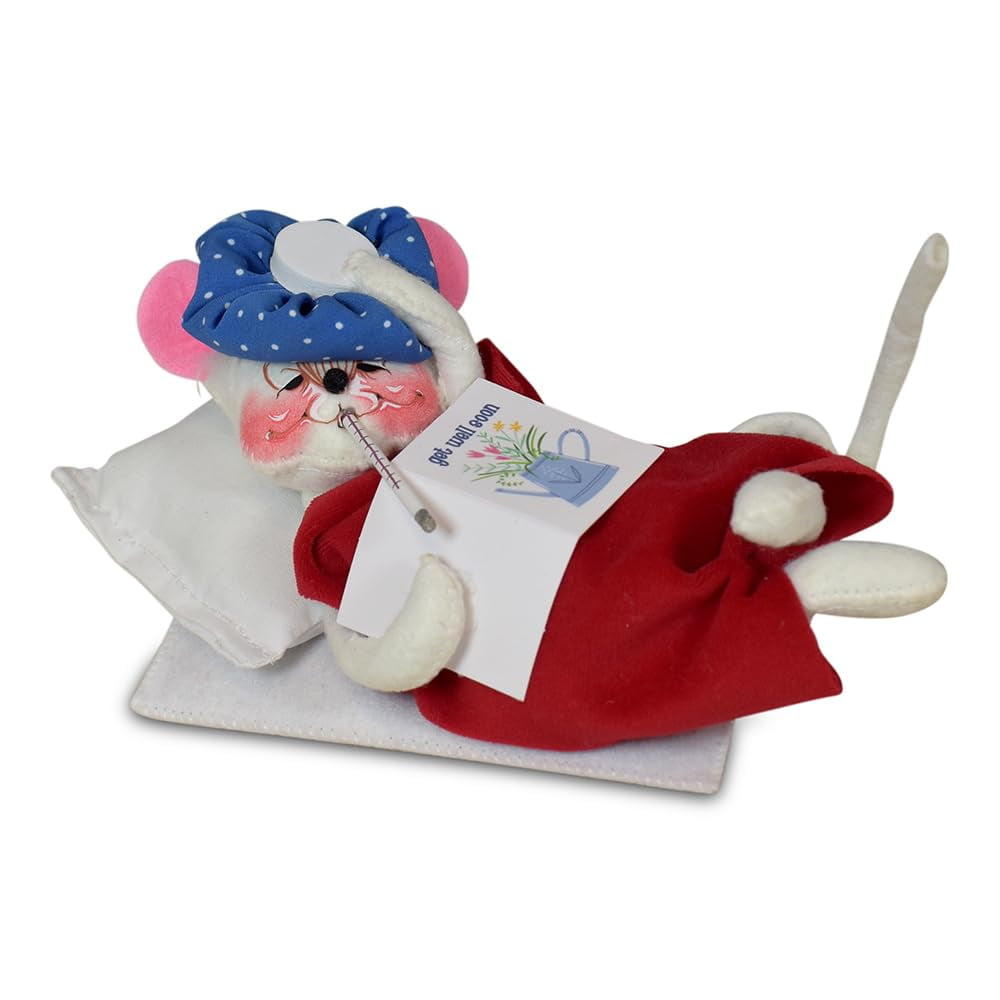 Annalee Get Well Soon Mouse Collectible Figurine, 6 inch - Walmart.com