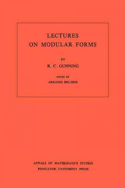 Pre-Owned Annals of Mathematics Studies Lectures on Modular Forms, Book 48, (Paperback ...