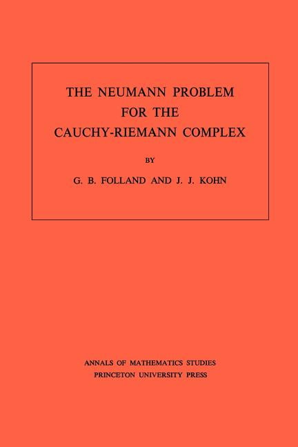 Annals of Mathematics Studies The Neumann Problem for the Cauchy ...