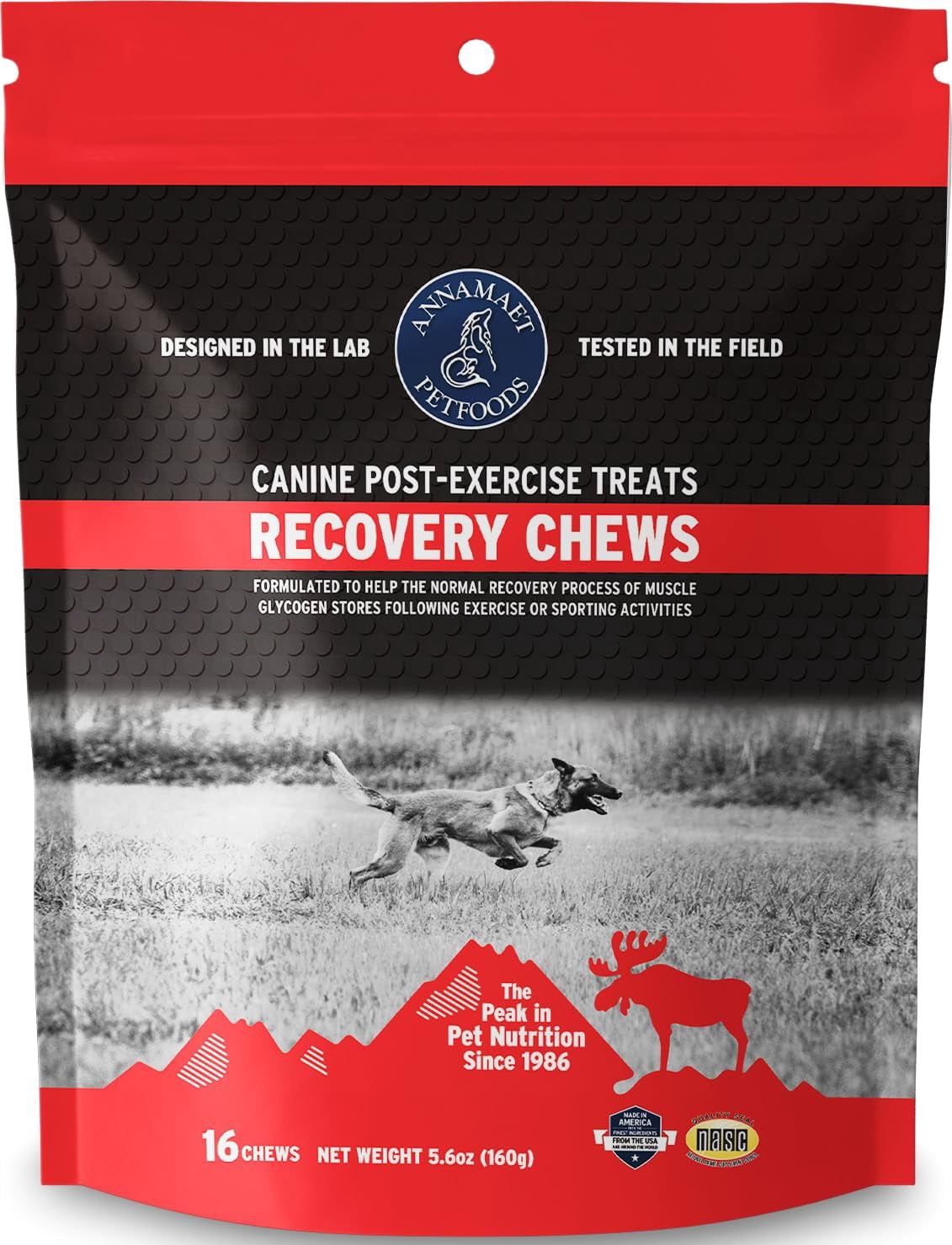 Annamaet Recovery Chews - Canine Post-Exercise Treats 160g C28 ...