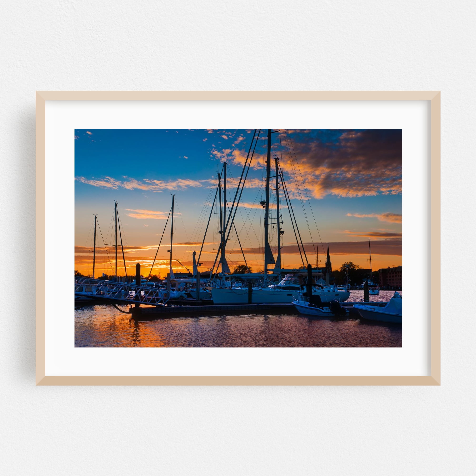 Annapolis Marina Sunset 01 - Annapolis Maryland Photography Sunset ...