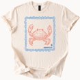 Annapolis Maryland Crab T Shirt Blue Stamp Style Tee Md Graphic Top ...