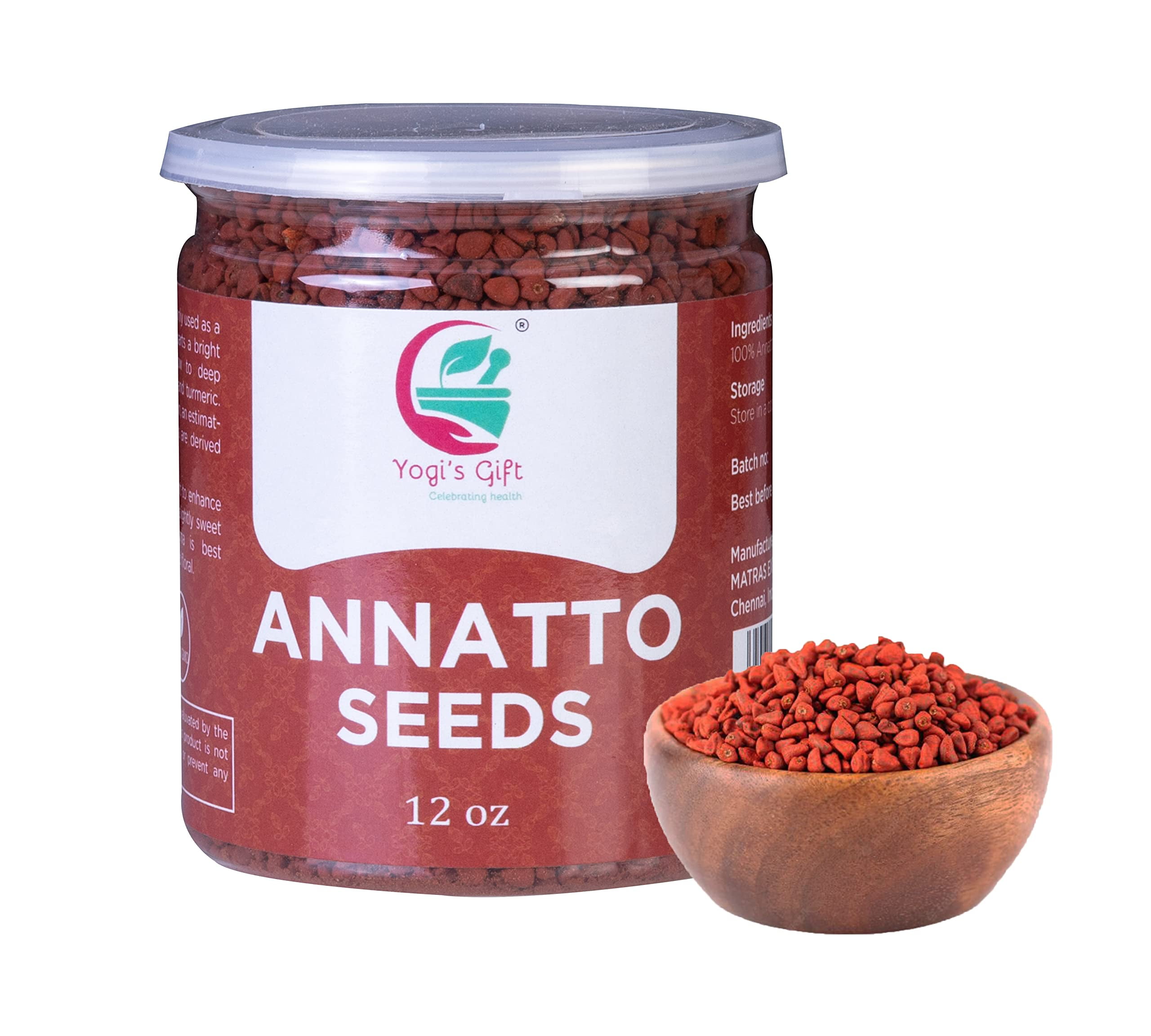 Annatto Seeds 12oz | RRF12 100% Pure and Natural | Bixa Orellana ...