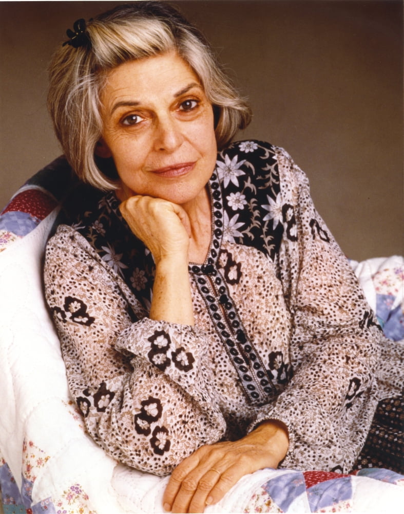 Anne Bancroft Pose in Floral Dress sitting on Chair Photo Print (8 x 10 ...