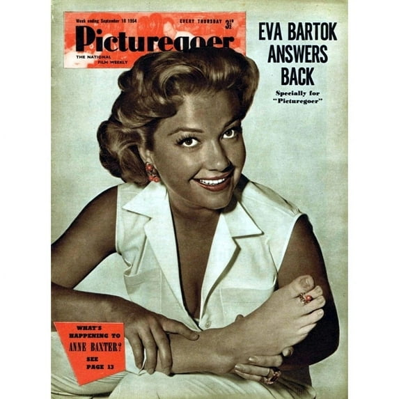 Anne Baxter - Picturegoer Magazine Photo Print (8 x 10) - Walmart.com
