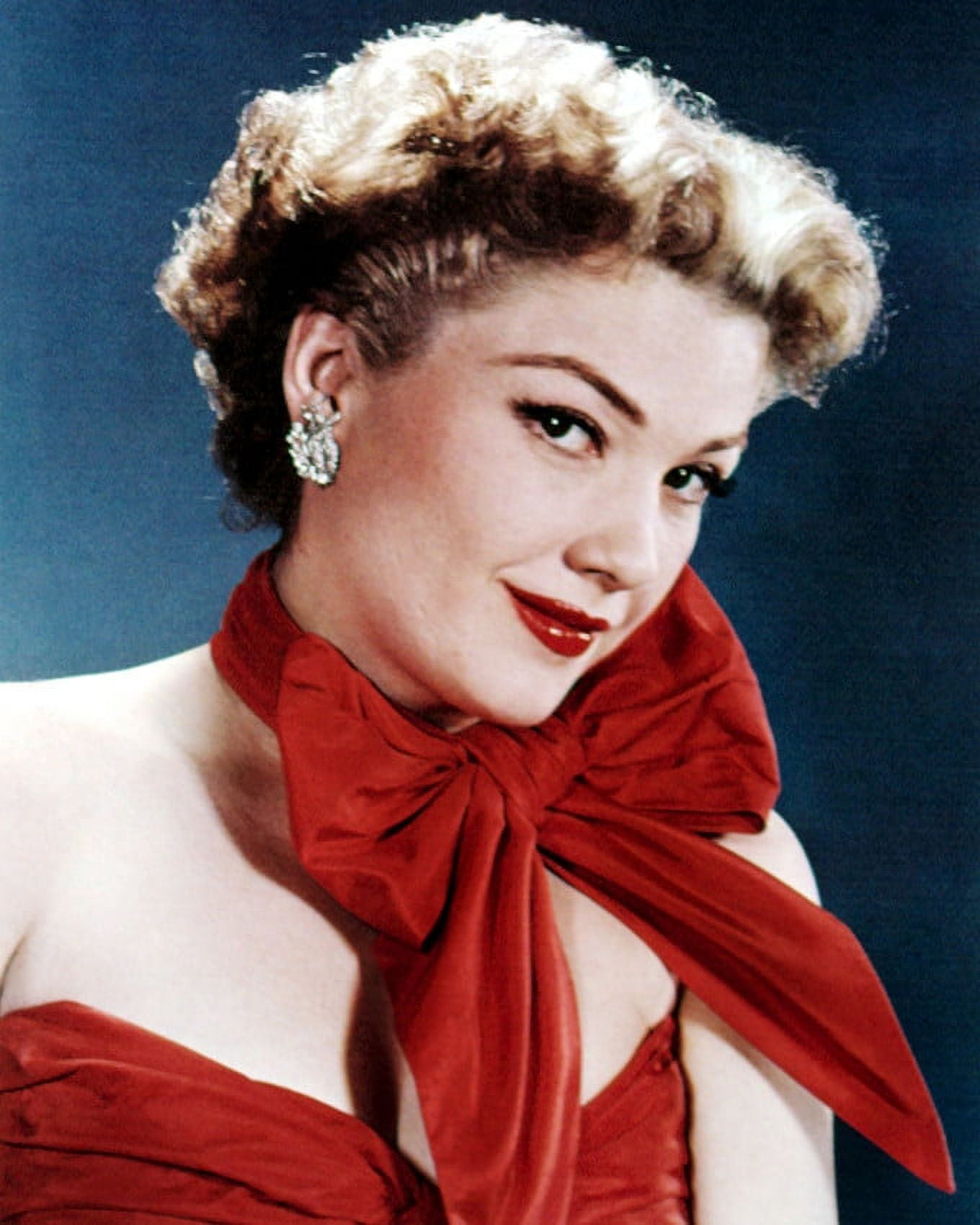 Anne Baxter in Red 24x36 Classic Hollywood Poster - Walmart.com