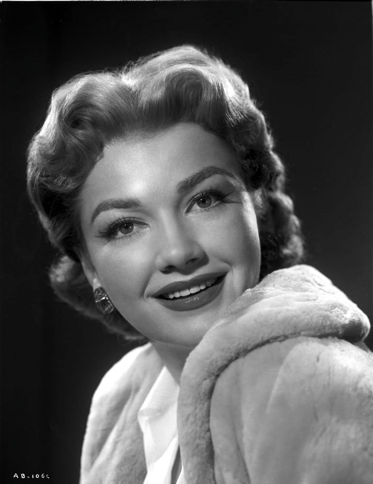 Anne Baxter on a Soft Coat smiling and posed Photo Print (8 x 10 ...