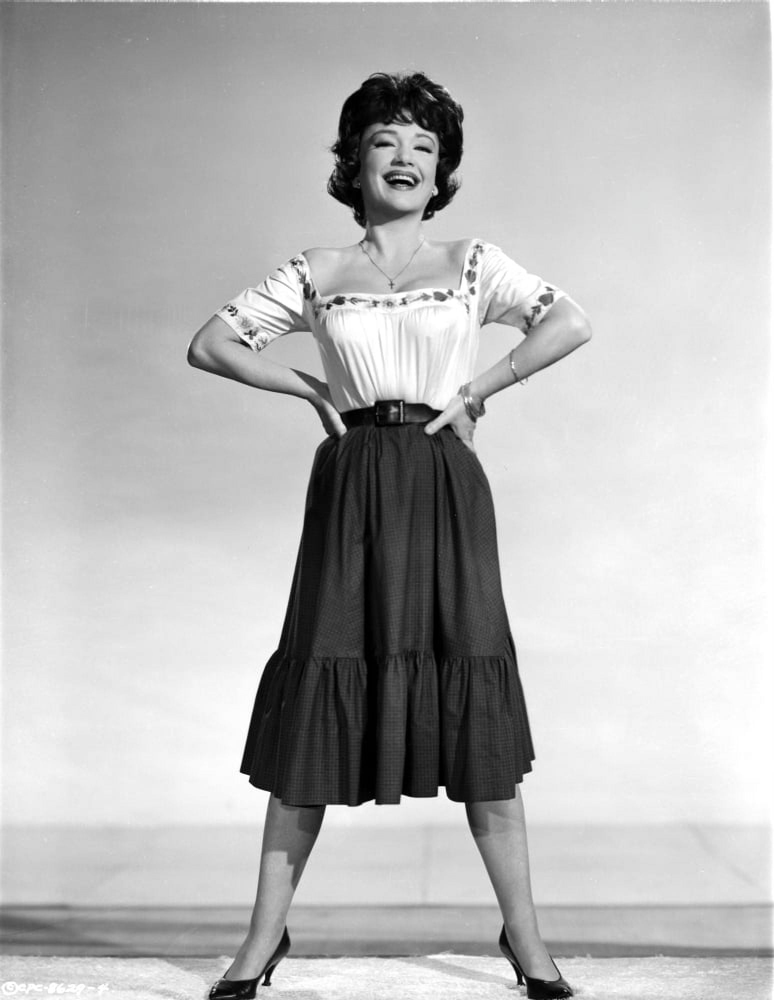 Anne Baxter posed in Portrait with Hands on Waist Photo Print (8 x 10 ...