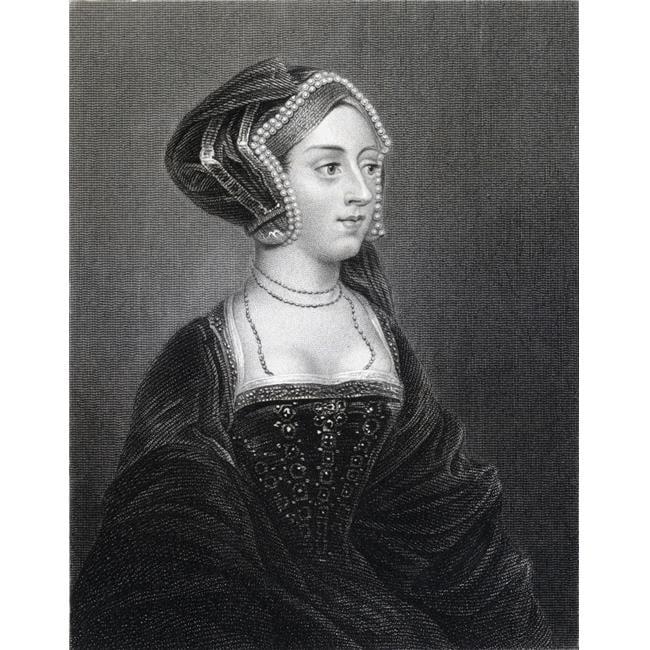Anne Boleyn Also Spelled Bullen 1507-1536 Second Wife of Henry VIII ...