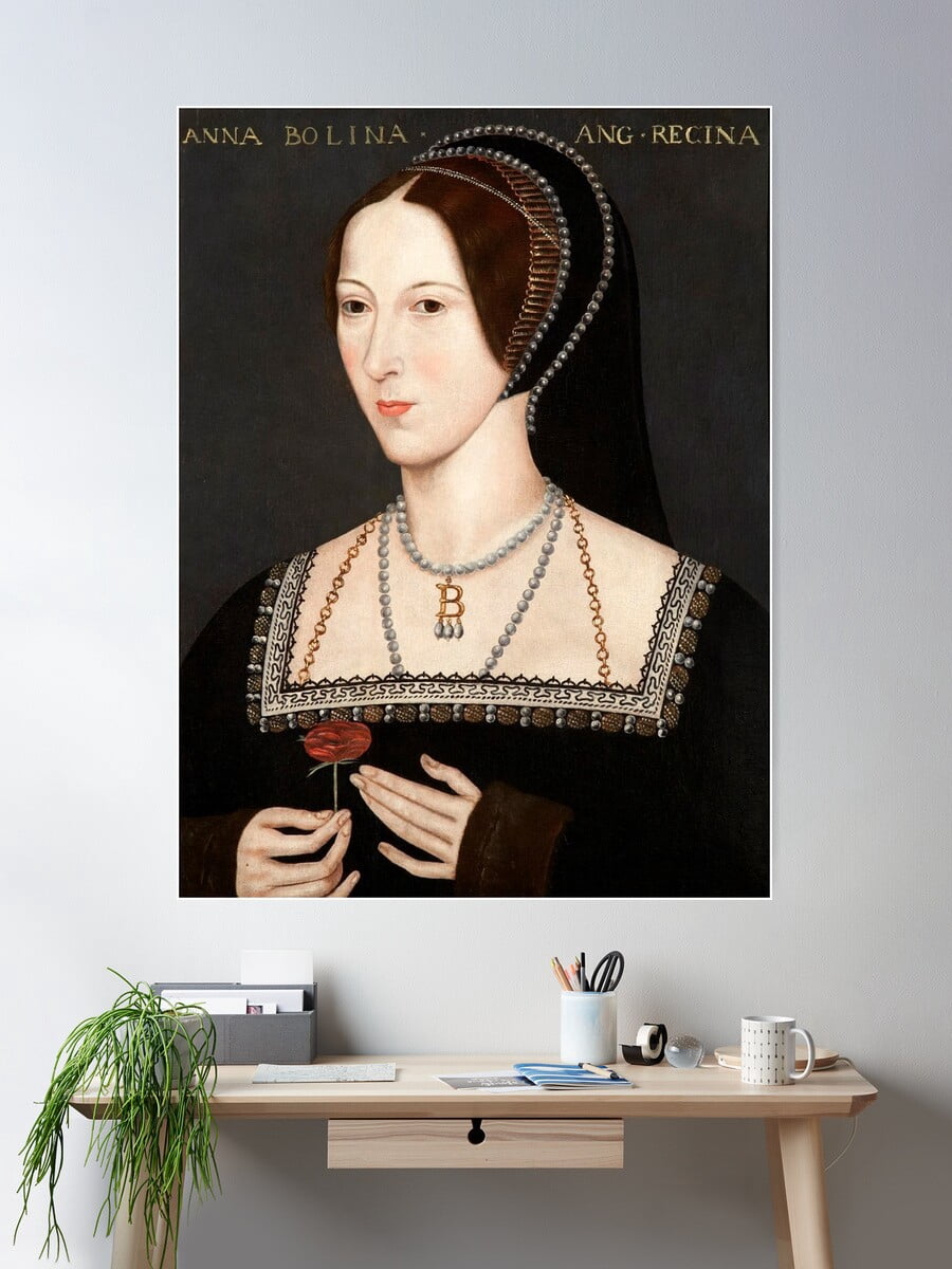 Anne Boleyn Poster Wall Art, Modern Wall Decor For Living Room Bedroom ...
