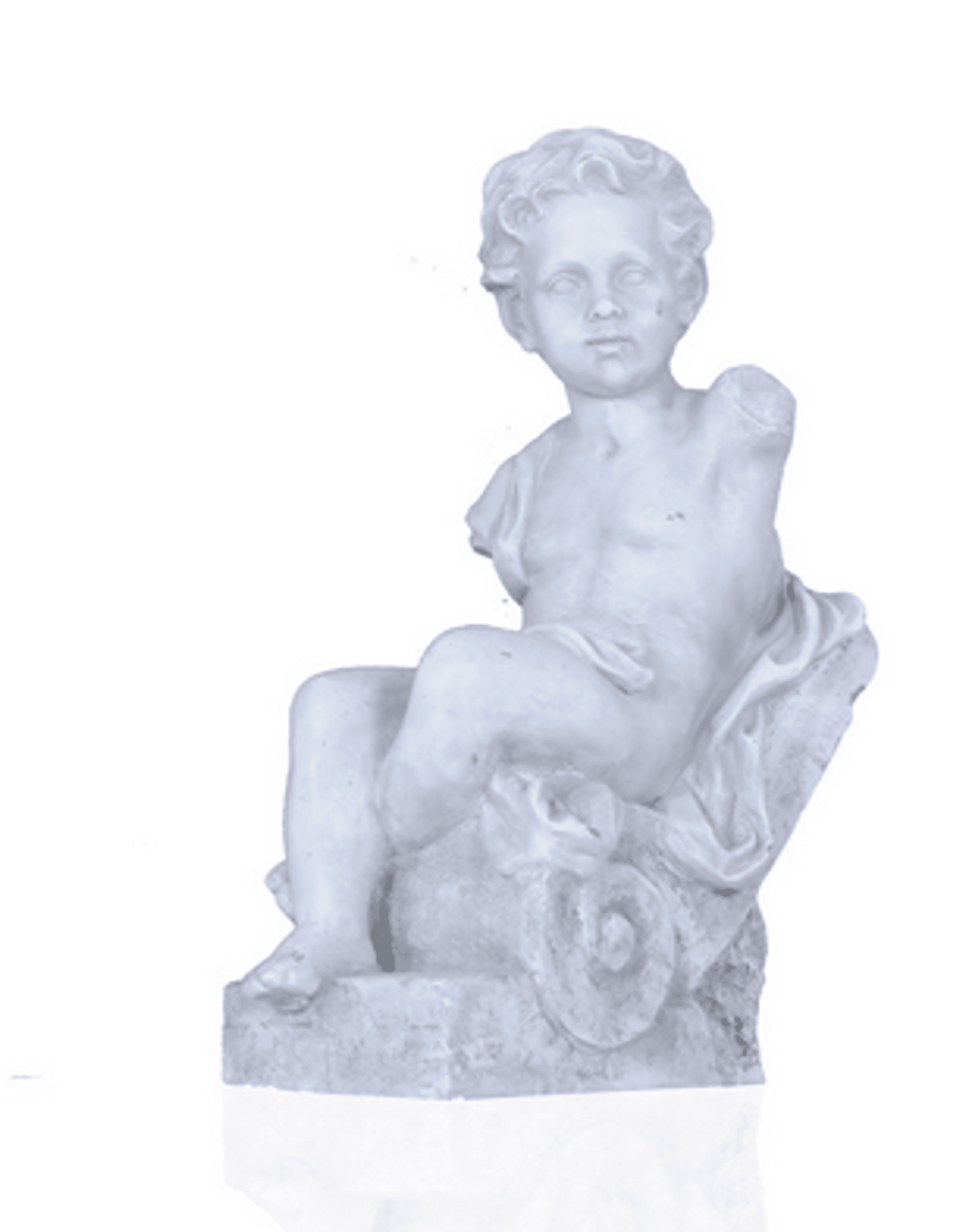 Anne Home - Boy Sitting Statue[ ] - Walmart.com