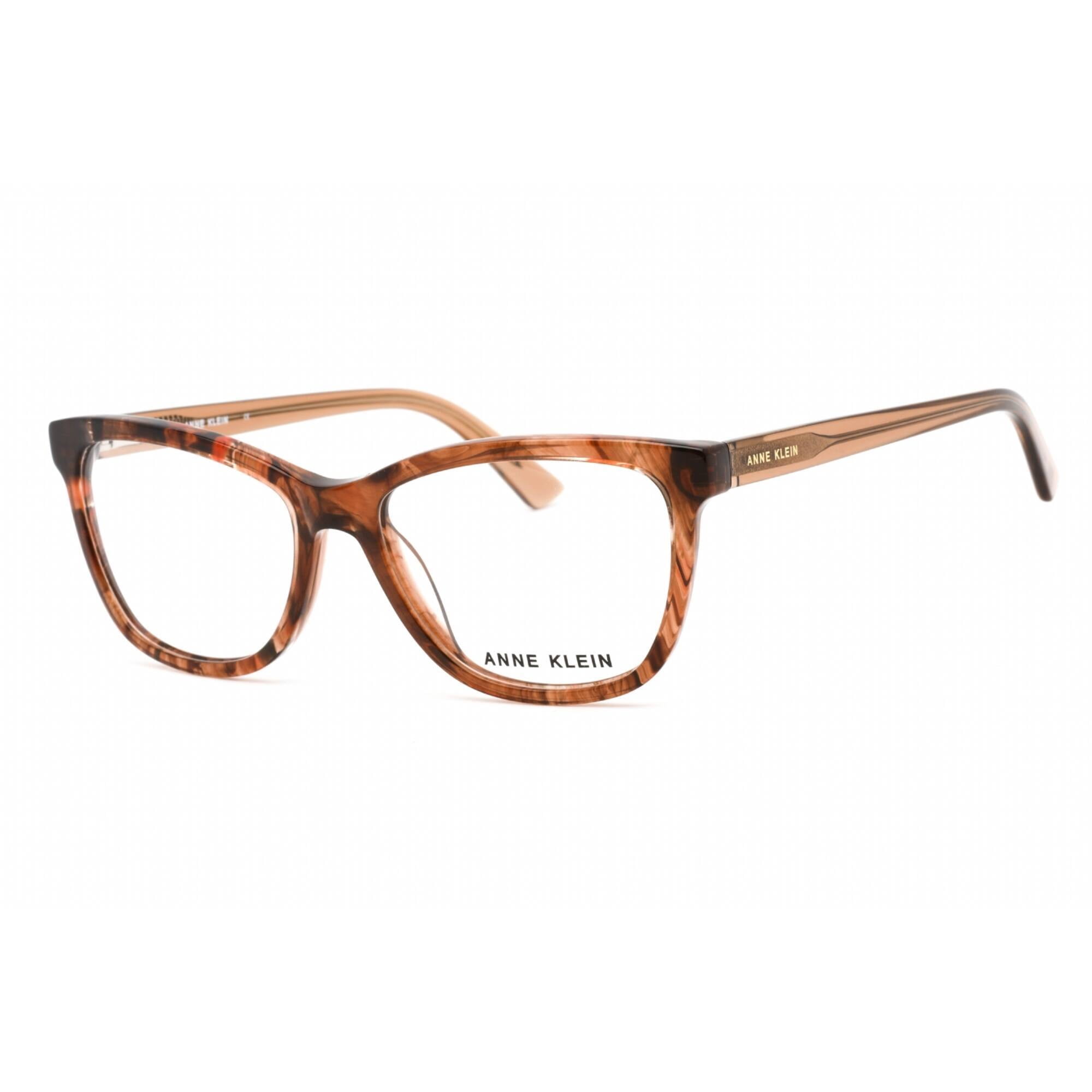 Anne Klein AK5074 208 Men's Mocha Horn Plastic Frame Eyeglasses ...