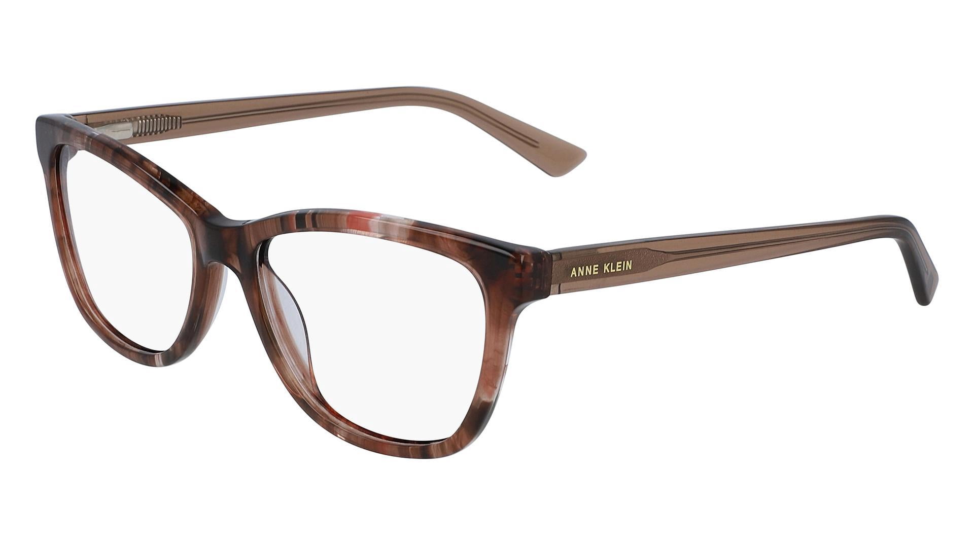NEW Anne Klein AK 5074 208 Mocha Horn Eyeglasses 51mm with AK Case ...