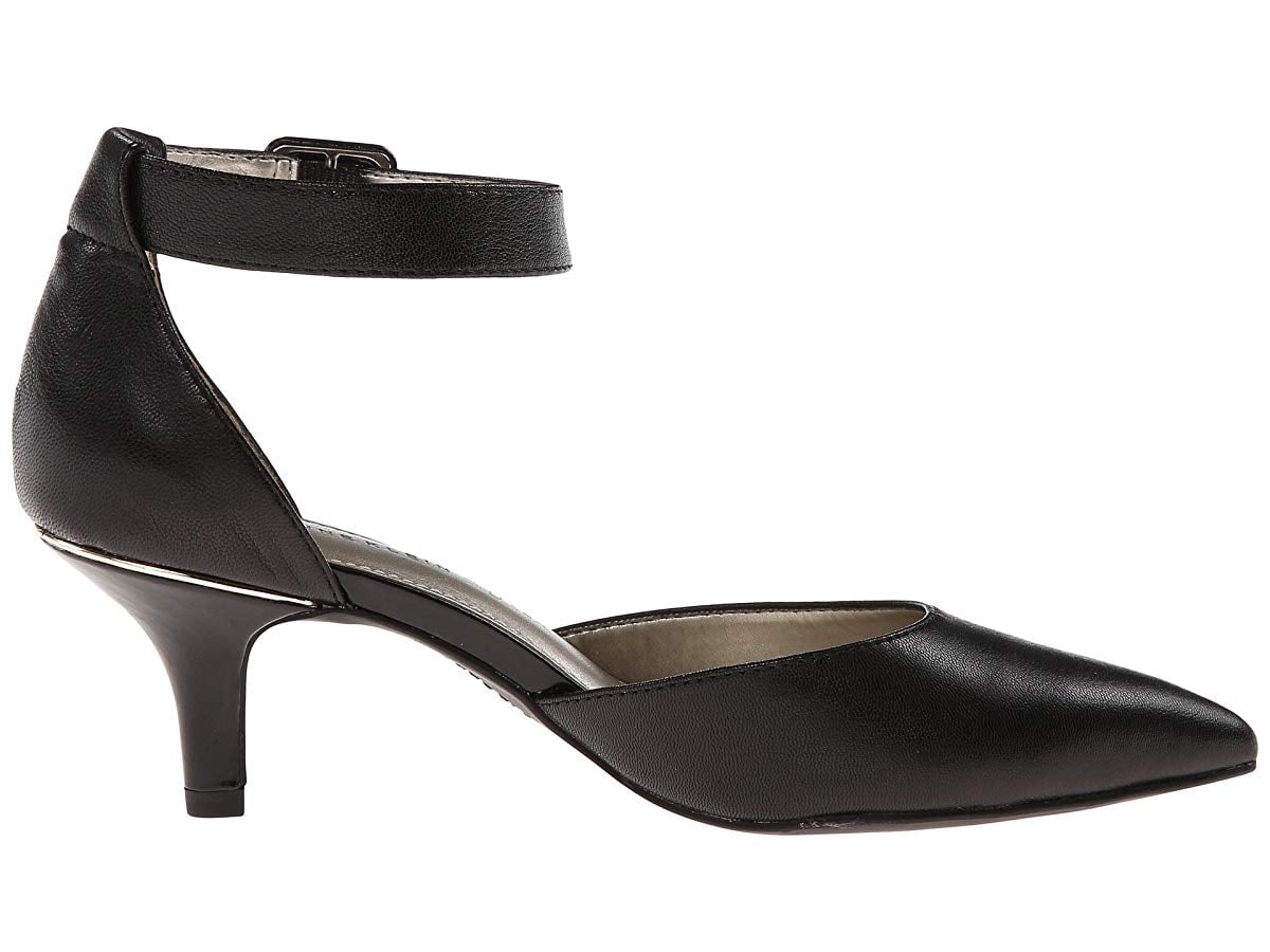 Anne Klein Women's Fabulist Leather Dress Pump, Black, 8 M US - Walmart.com