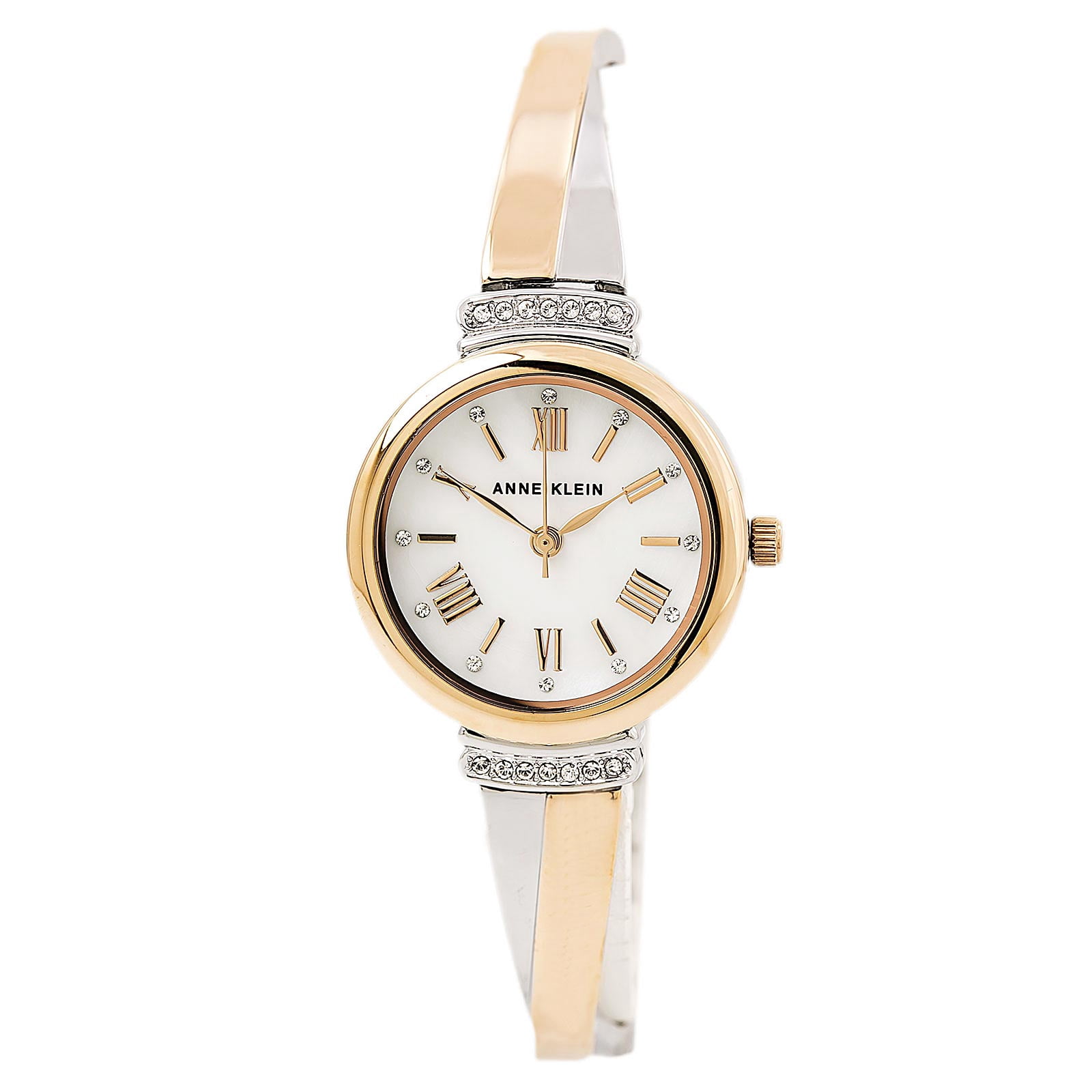 Anne Klein Women's AK-2245RTST Rose-Gold Stainless-Steel Japanese ...