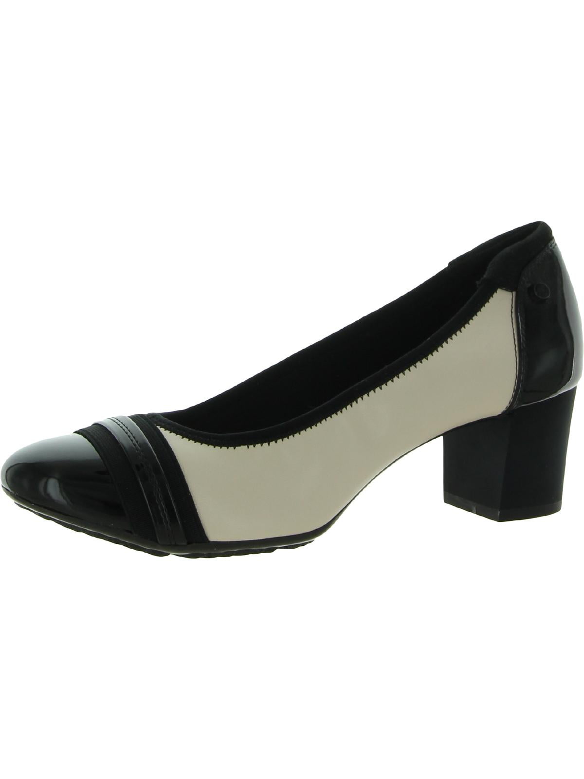Anne Klein Womens Guardian Patent Toe Cap Pumps - Walmart.com