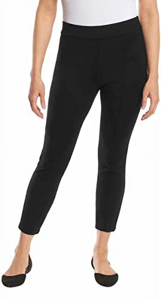 Anne Klein Womens Tummy Control Ponte Pant, Midweight Skinny Ankle, XL ...