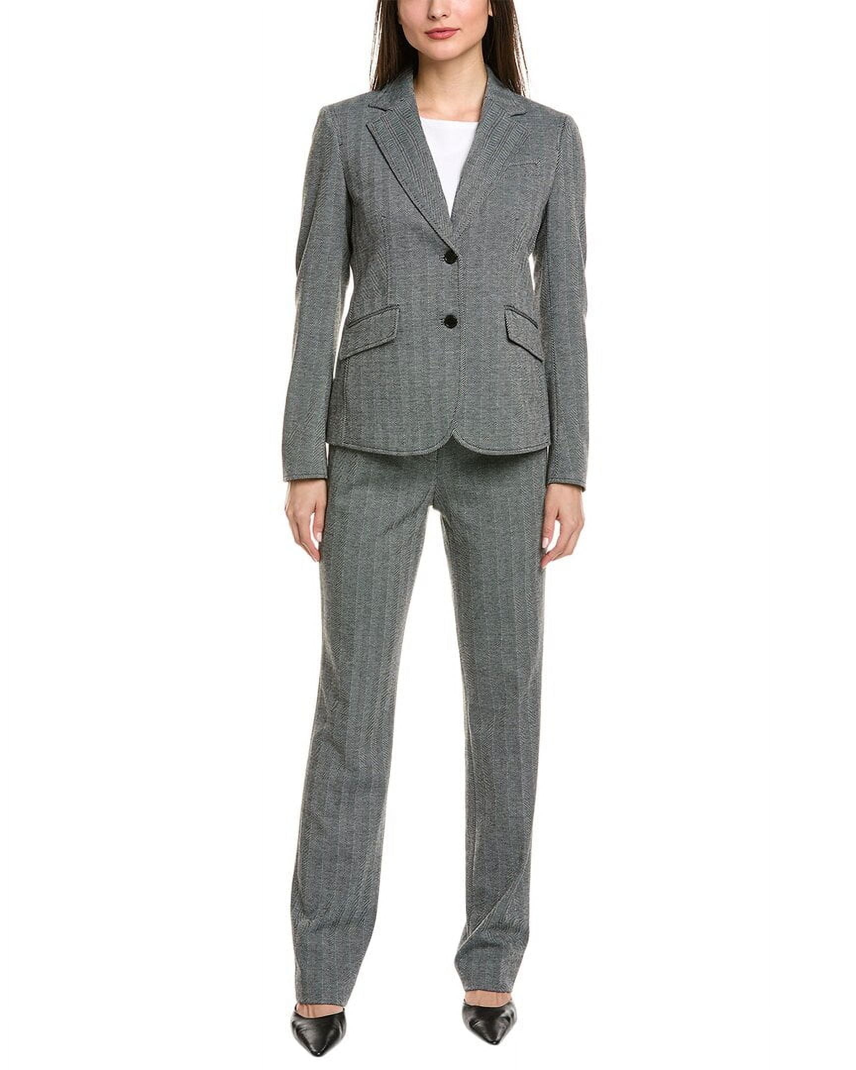Anne Klein womens 3p Skirted Suit Set, 14, Black - Walmart.com