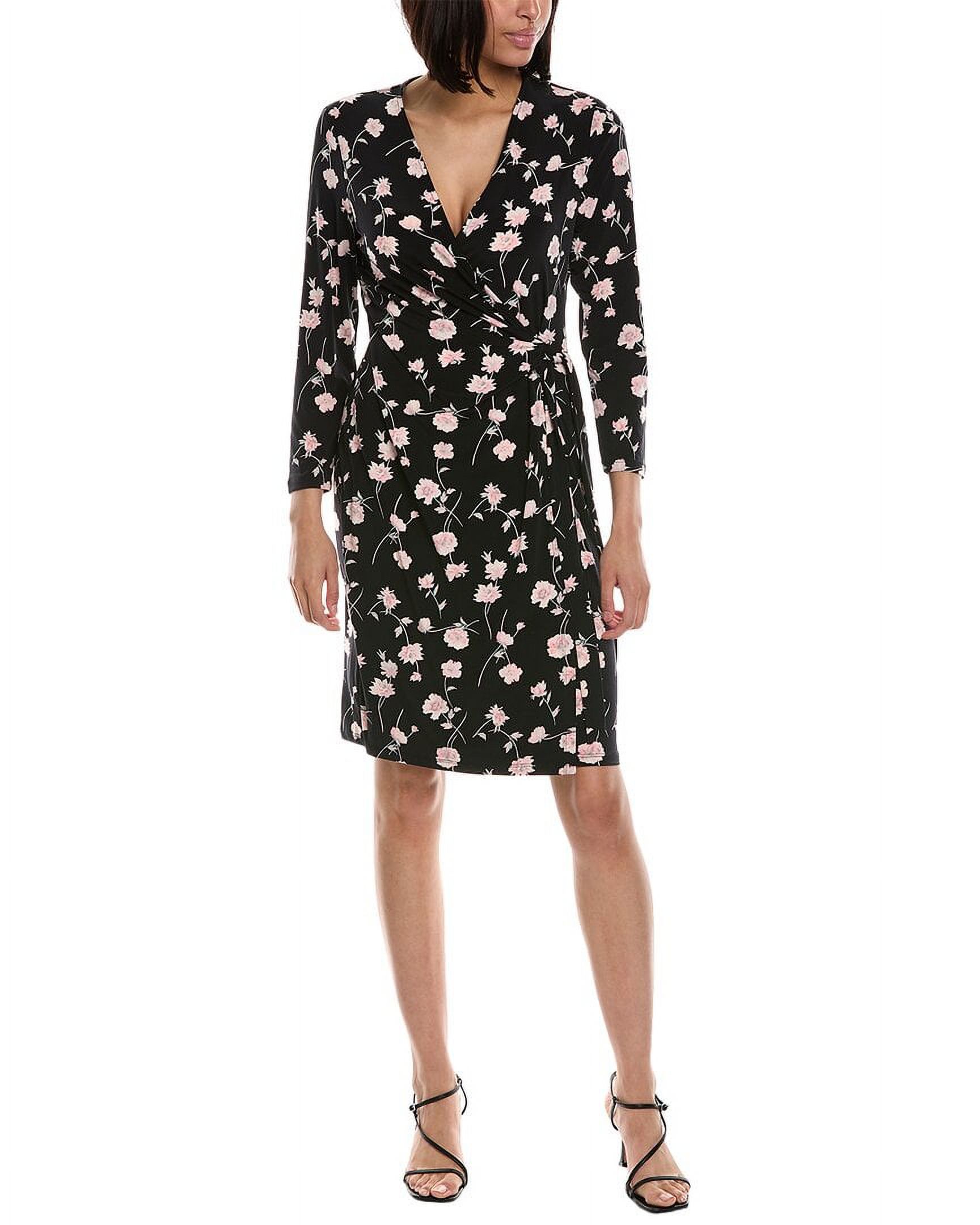 Kensie Womens Blouson Split Wrap Dress - Walmart.com