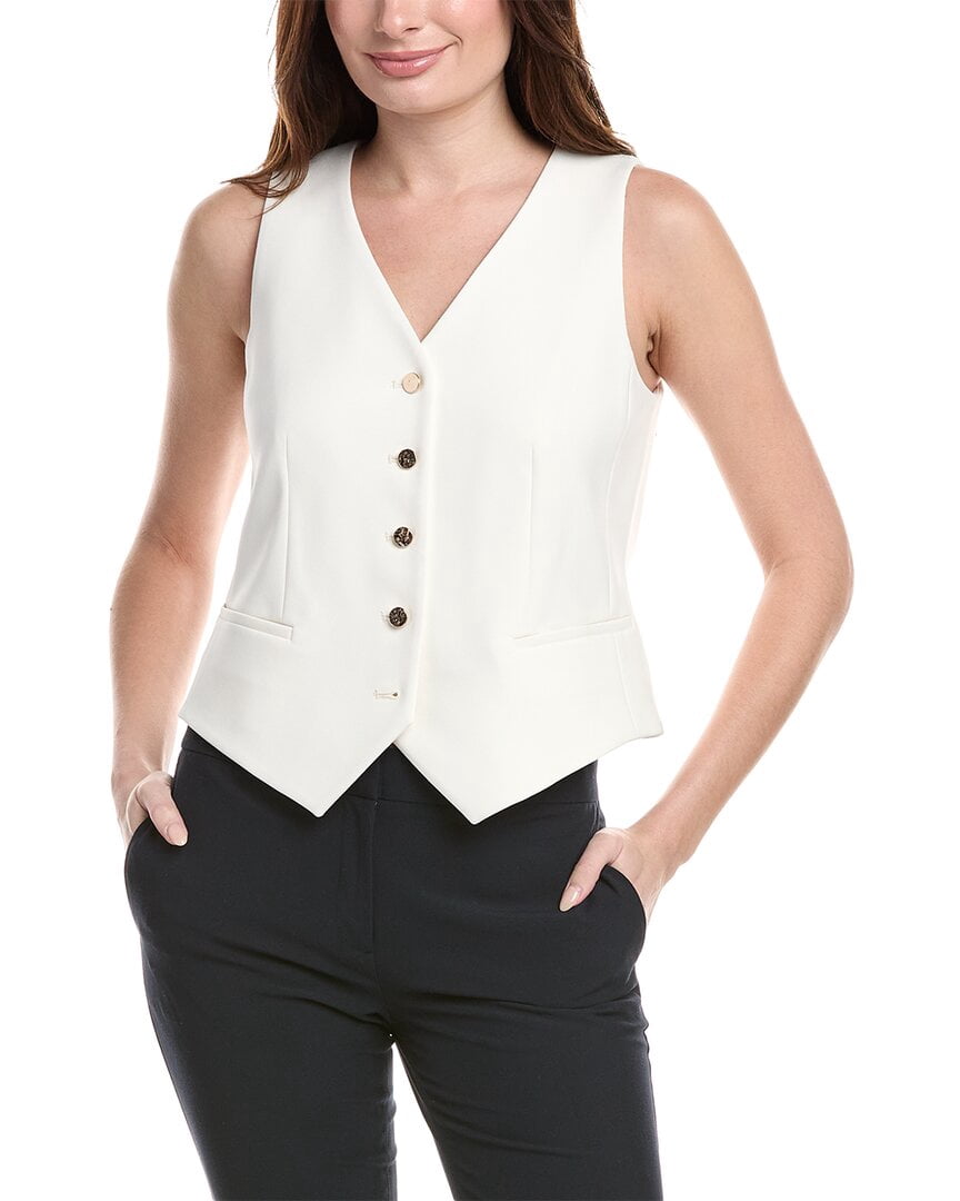 Anne Klein womens Liberty Stretch Vest, 10, White - Walmart.com