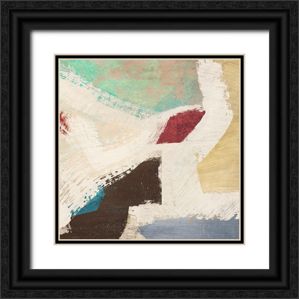 Anne, Munson 12x12 Black Ornate Wood Framed with Double Matting Museum ...