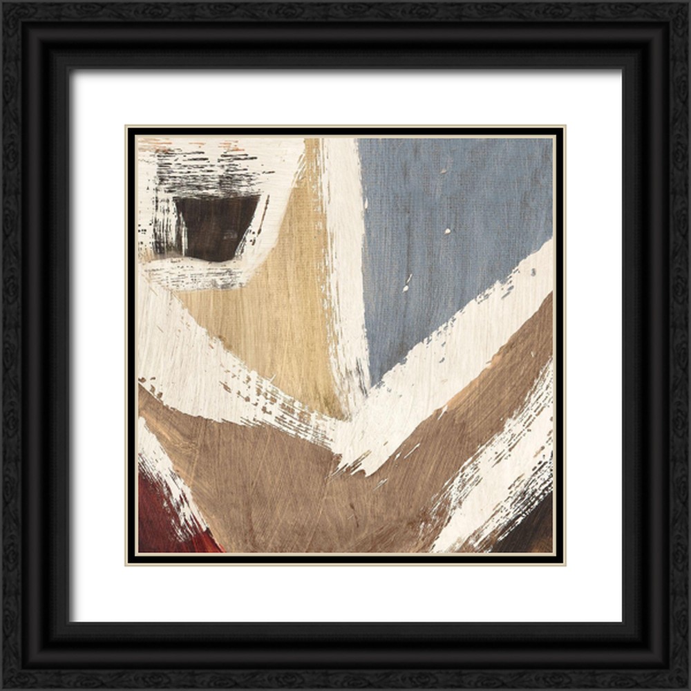 Anne, Munson 20x20 Black Ornate Wood Framed with Double Matting Museum ...