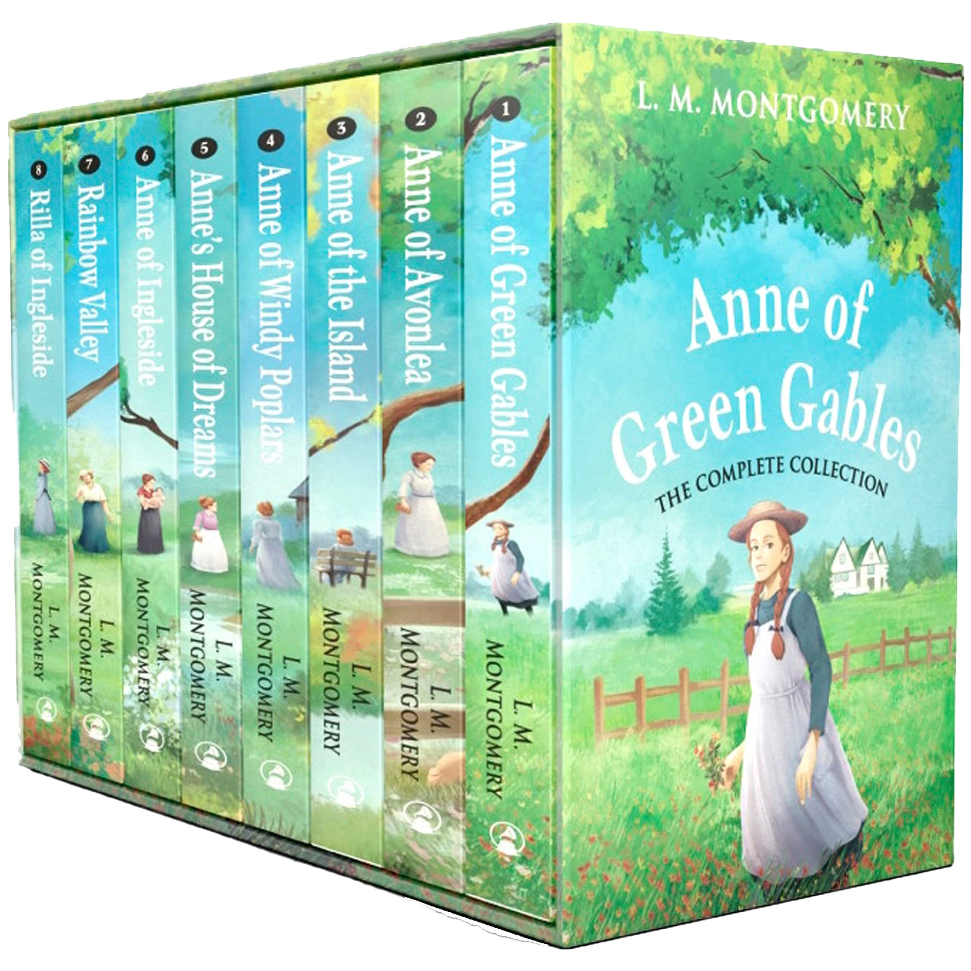 Anne Of Green Gables The Complete Collection 8 Books Set By L.M ...